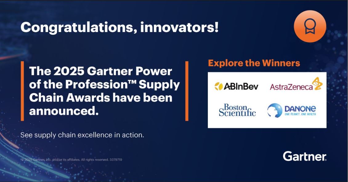 Wir gratulieren dem diesjährigen Gewinner der Gartner's Power of the ...